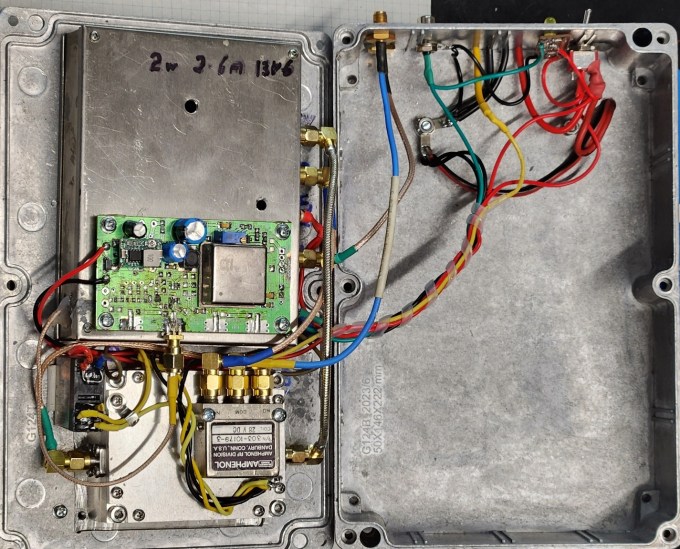3.4GHz Transverter with 25W Amplifier – VK4AMG